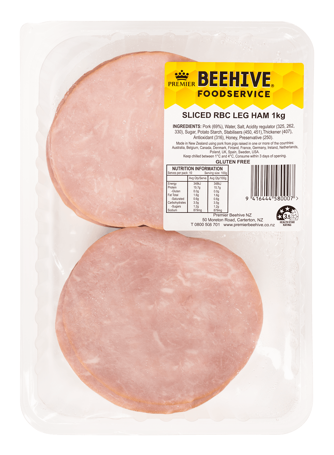 Sliced Leg Ham - Beehive